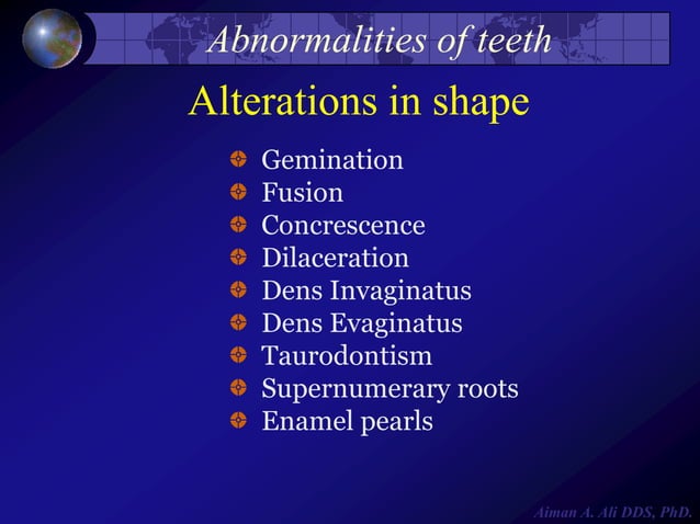 Opi 1-introduction-tooth abnormalities | PPT