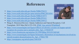 Opiates & opioids, receptors & mechanism | PPTX | Illegal Drugs ...