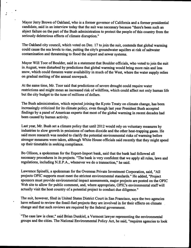 OPIC Released Documents 1-10 | PDF