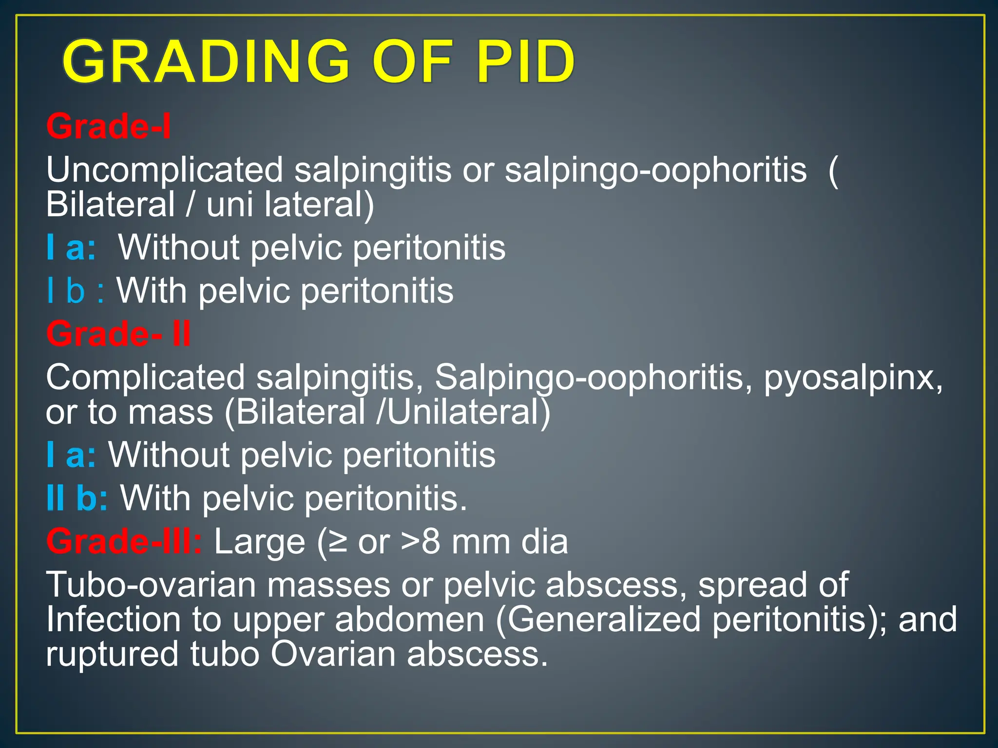 Pelvic inflammatory disease obstetrics and gynaecological nursing | PPTX