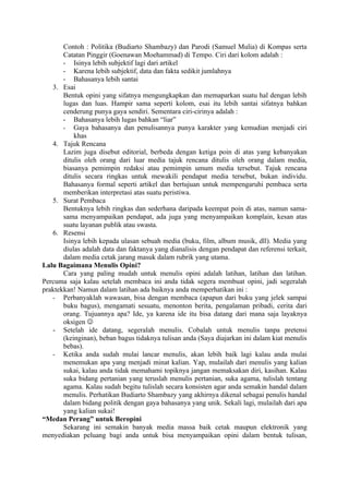 Opini, Celoteh Jurnalistik | PDF