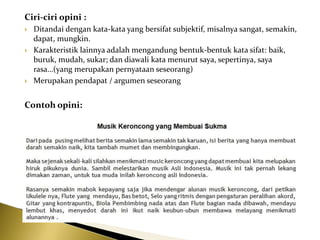 Opini, Feature dan Esai | PPTX