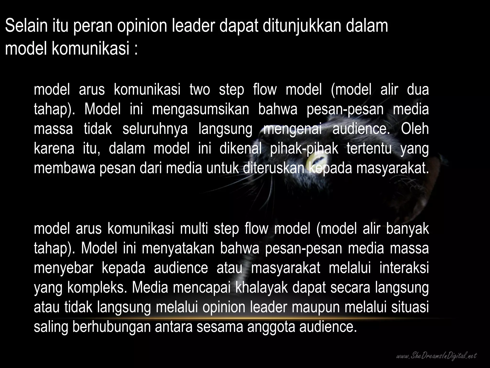 Opinion leader (pemimpin opini) | PPT