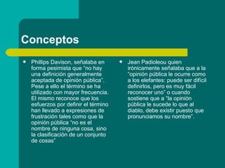 Opinion Publica | PPT