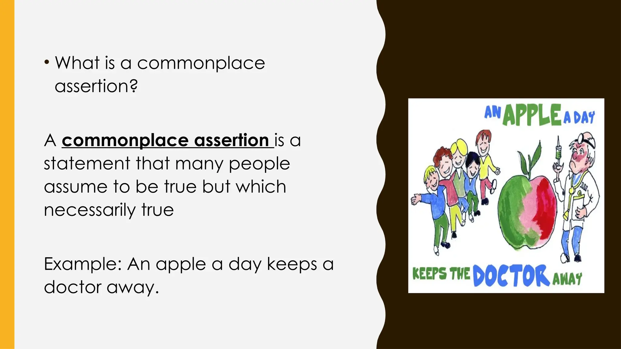 Opinion-and-assertion.pptx grade 10 info | PPTX