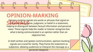Opinion-Marking Signals Presentation.pptx