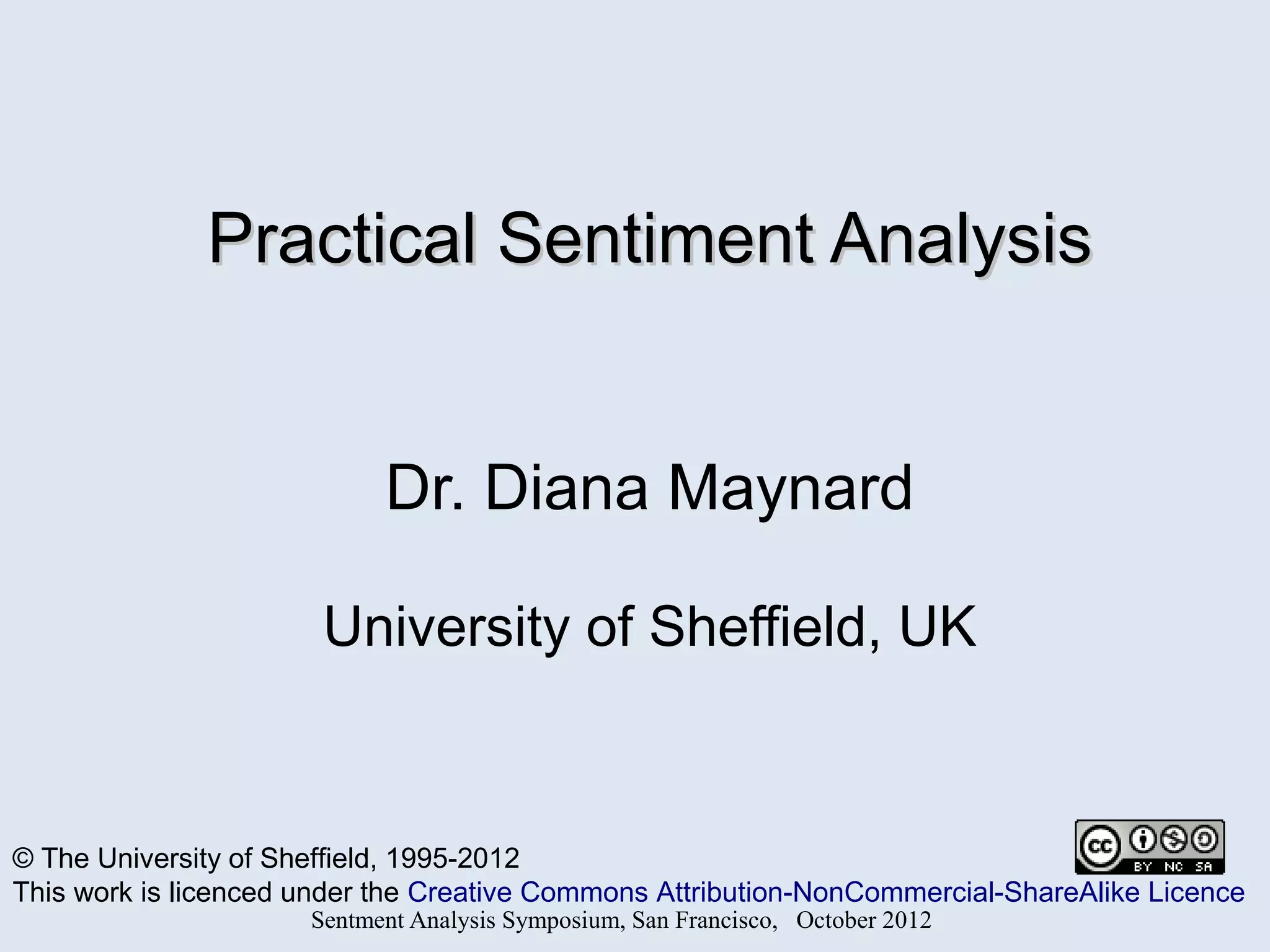 Practical sentiment analysis | PDF
