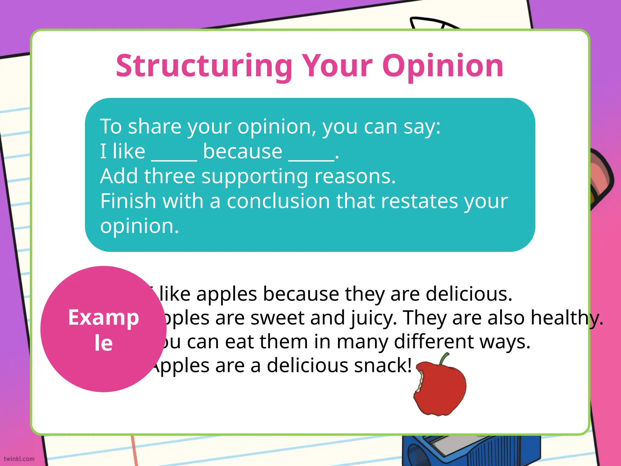 opinion-writing in English language for middle school students .pptx