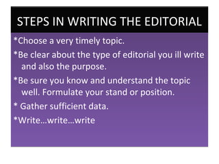 Opinion and editorial writing | PPT