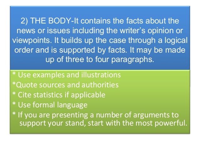 Opinion and editorial writing