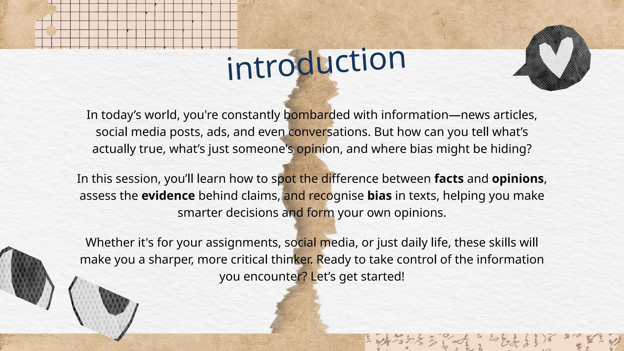 Powerpoint-Presentation about Facts and Opinion | PPTX
