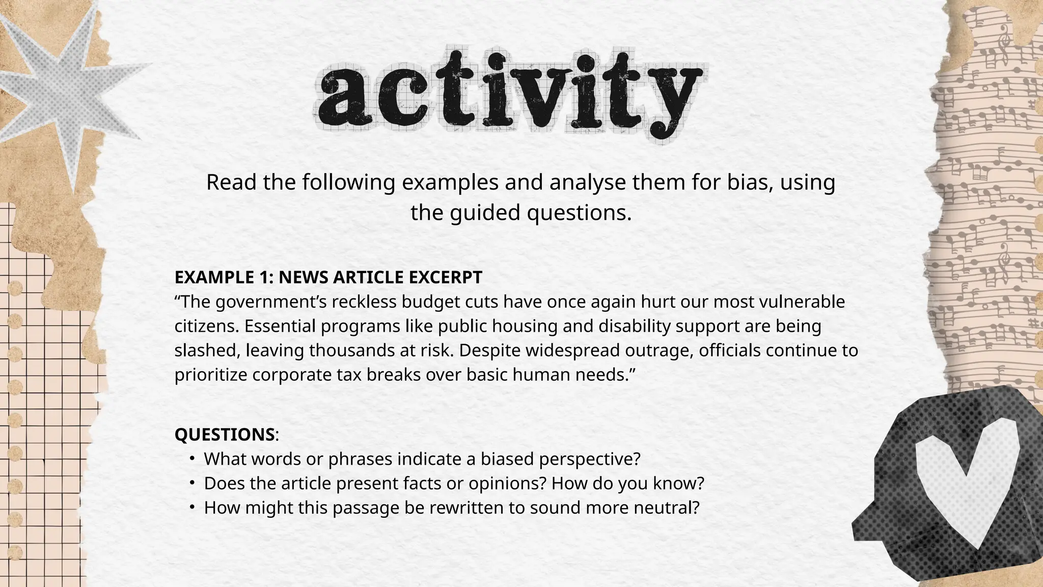 Powerpoint-Presentation about Facts and Opinion | PPTX