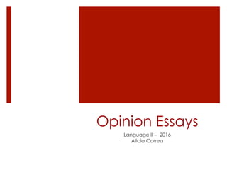 Opinion essay | PPT