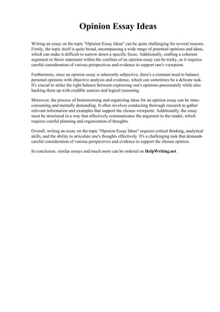 Opinion Essay Ideas.pdf