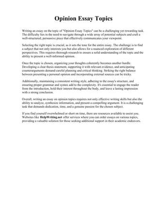 Opinion Essay Topics.pdf