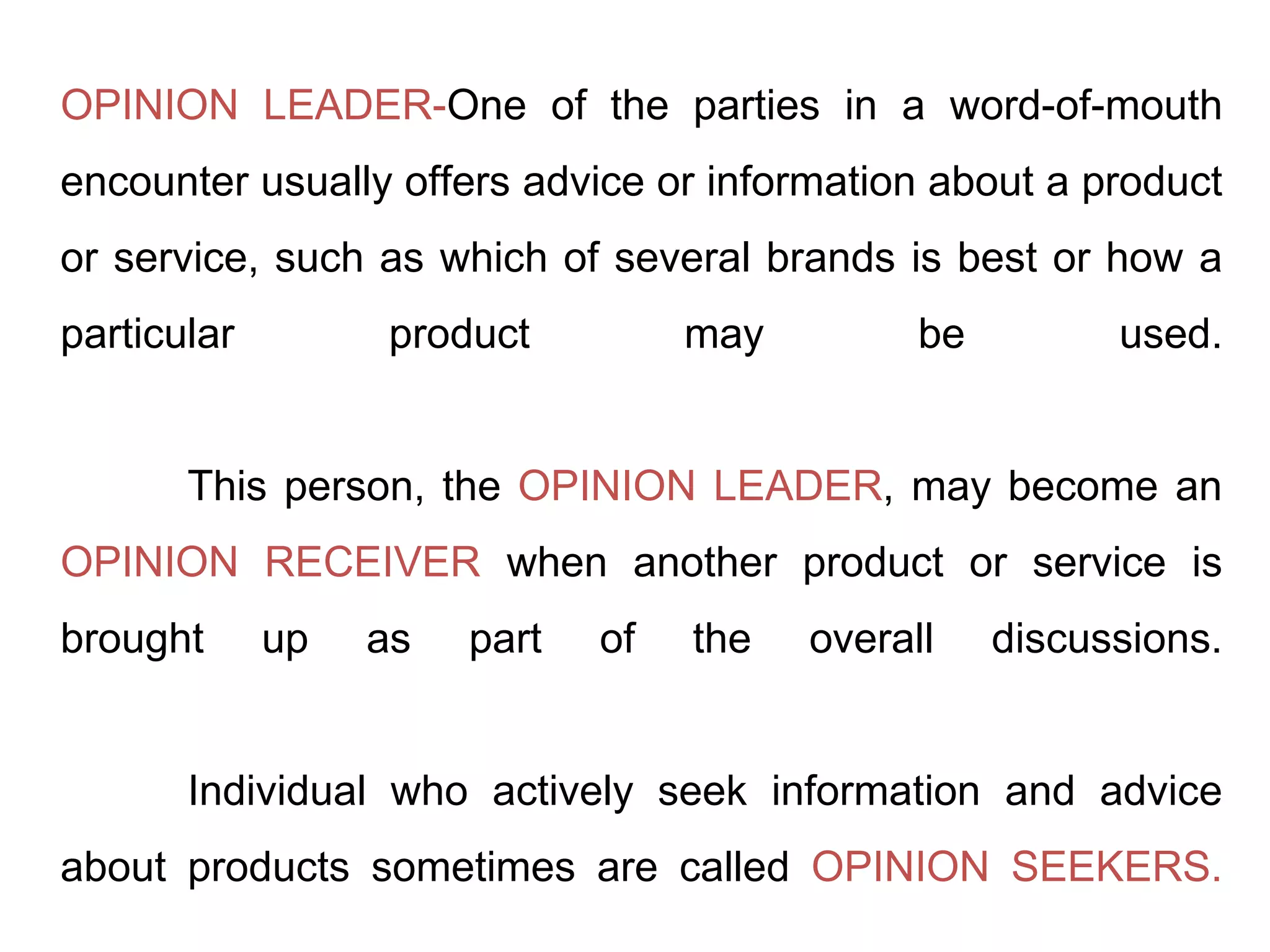 Opinion leadership.ppt
