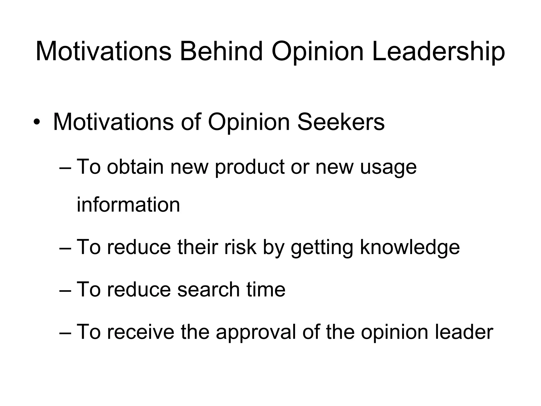 Opinion leadership.ppt