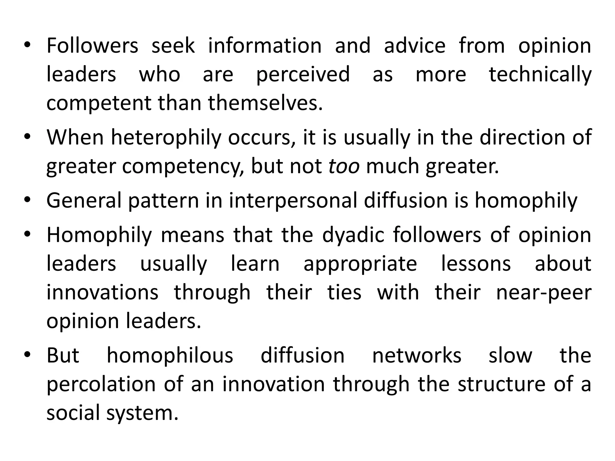 Opinion leadership and diffusion networks | PPT