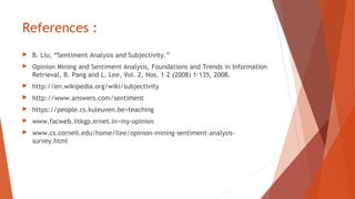 Opinion mining | PPT