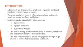 Opinion mining | PPT