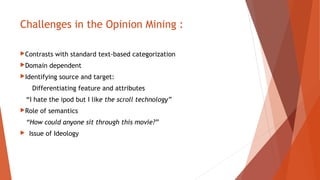 Opinion mining | PPT