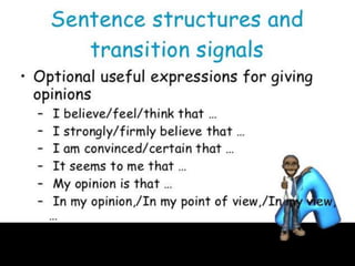 OPINION PARAGRAPH | PPT