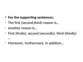 opinion paragraph presentation for b1.ppt