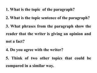 opinion paragraph right in english .pptx