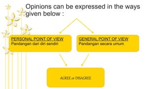 Opinions and Thought | PPTX