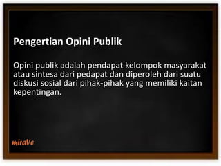 Opini Publik | PDF