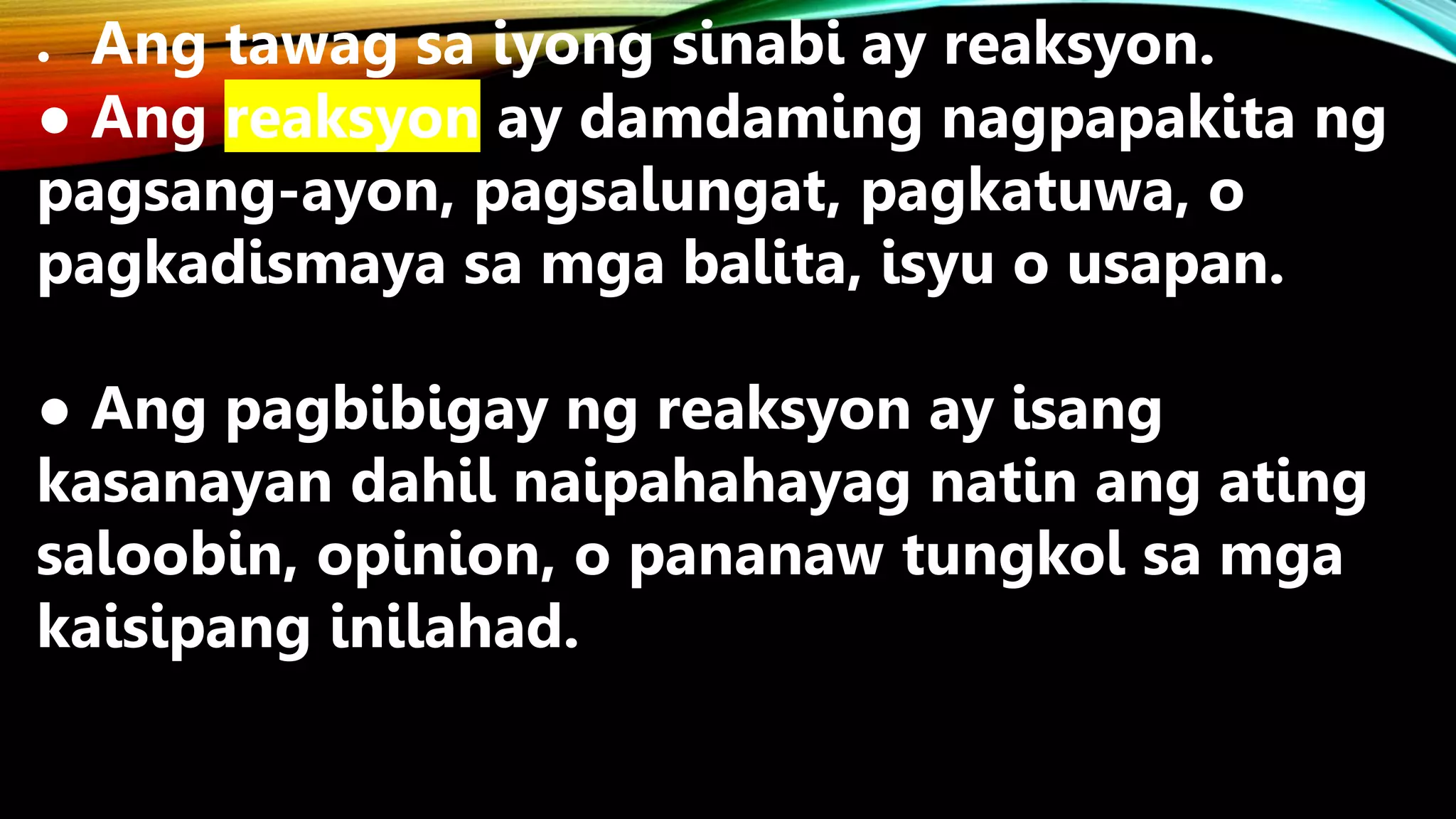 opinyon _reaksyon.pptx