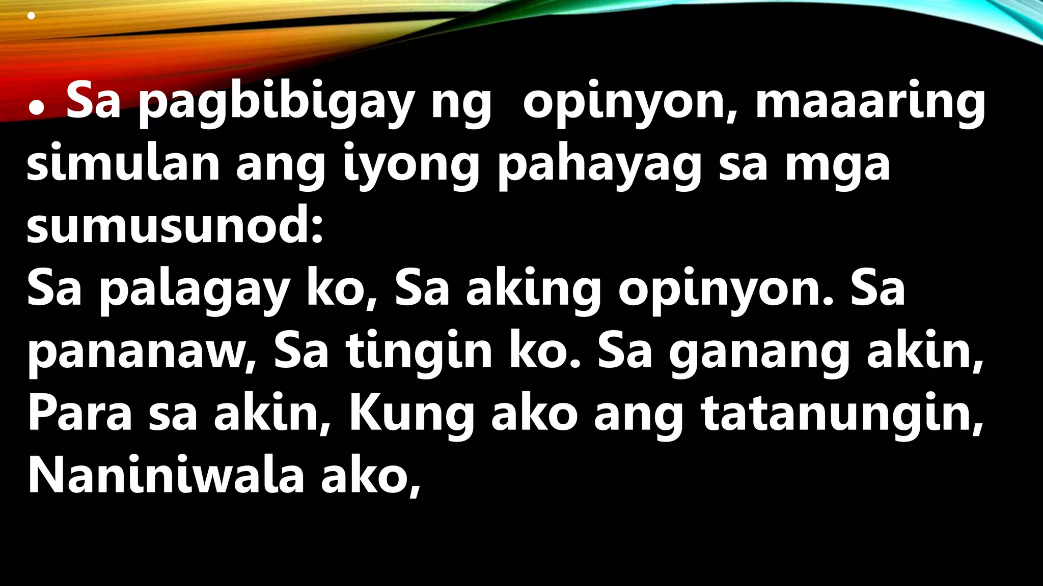 opinyon _reaksyon.pptx