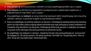 opinyon _reaksyon.pptx