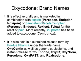 Opiod Overview Review | PPT