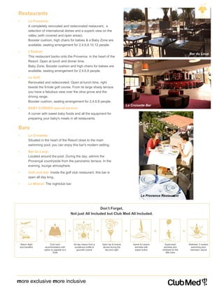CLUB MED Opio | PDF