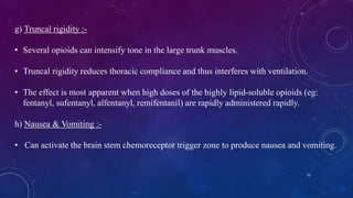 Opioid agonists & antagonists | PPTX