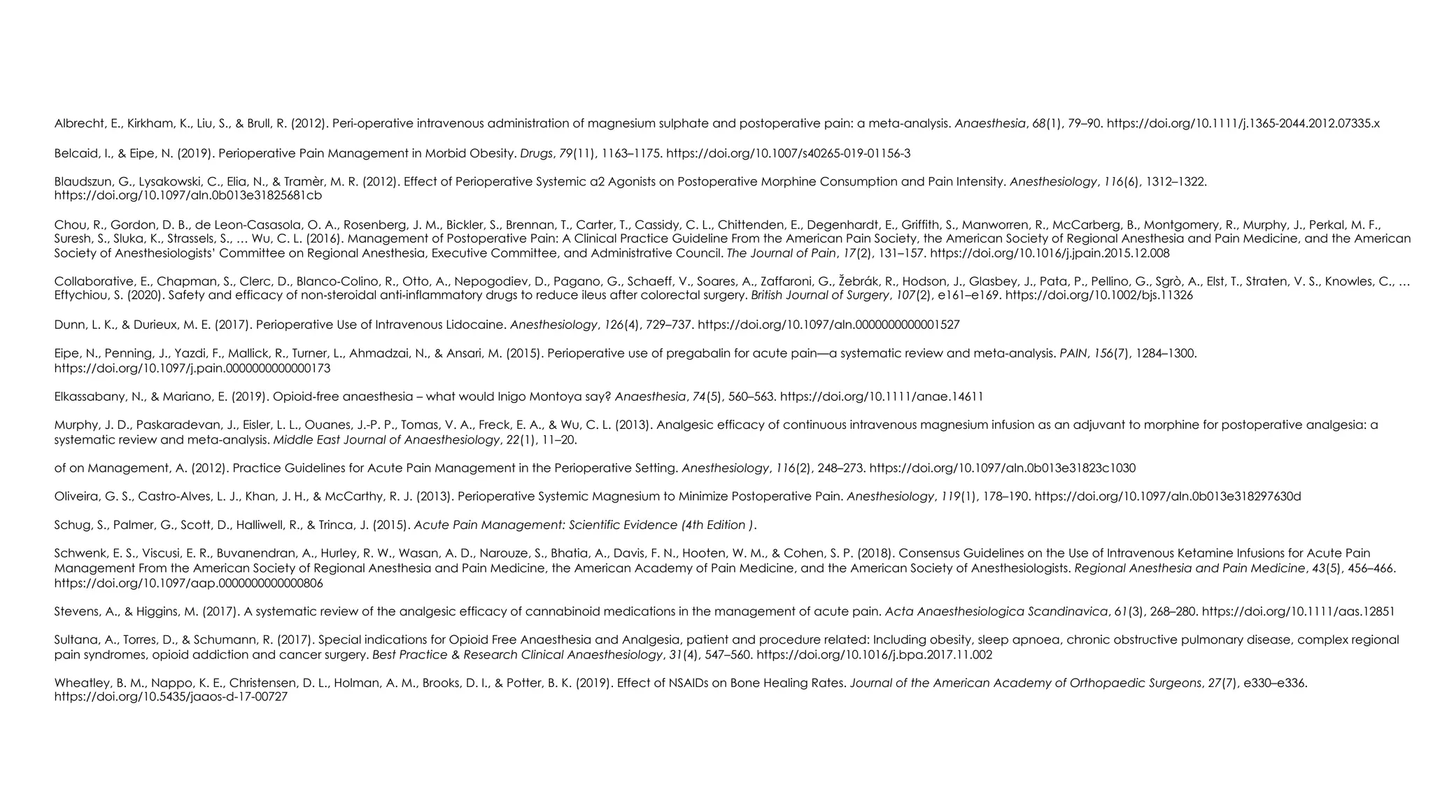 Opioid alternatives in acute pain | PDF