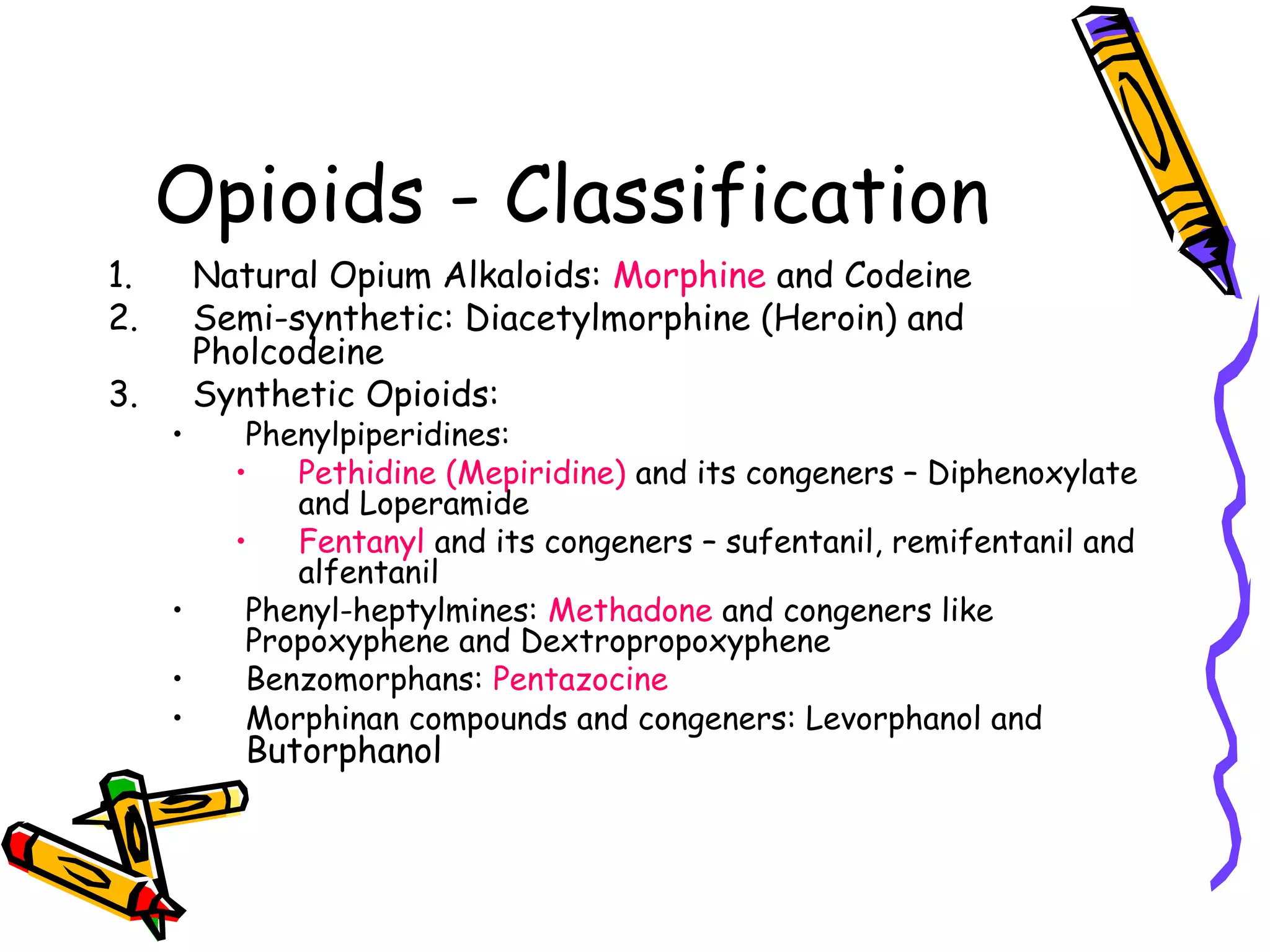 Opioid analgesic | PPT