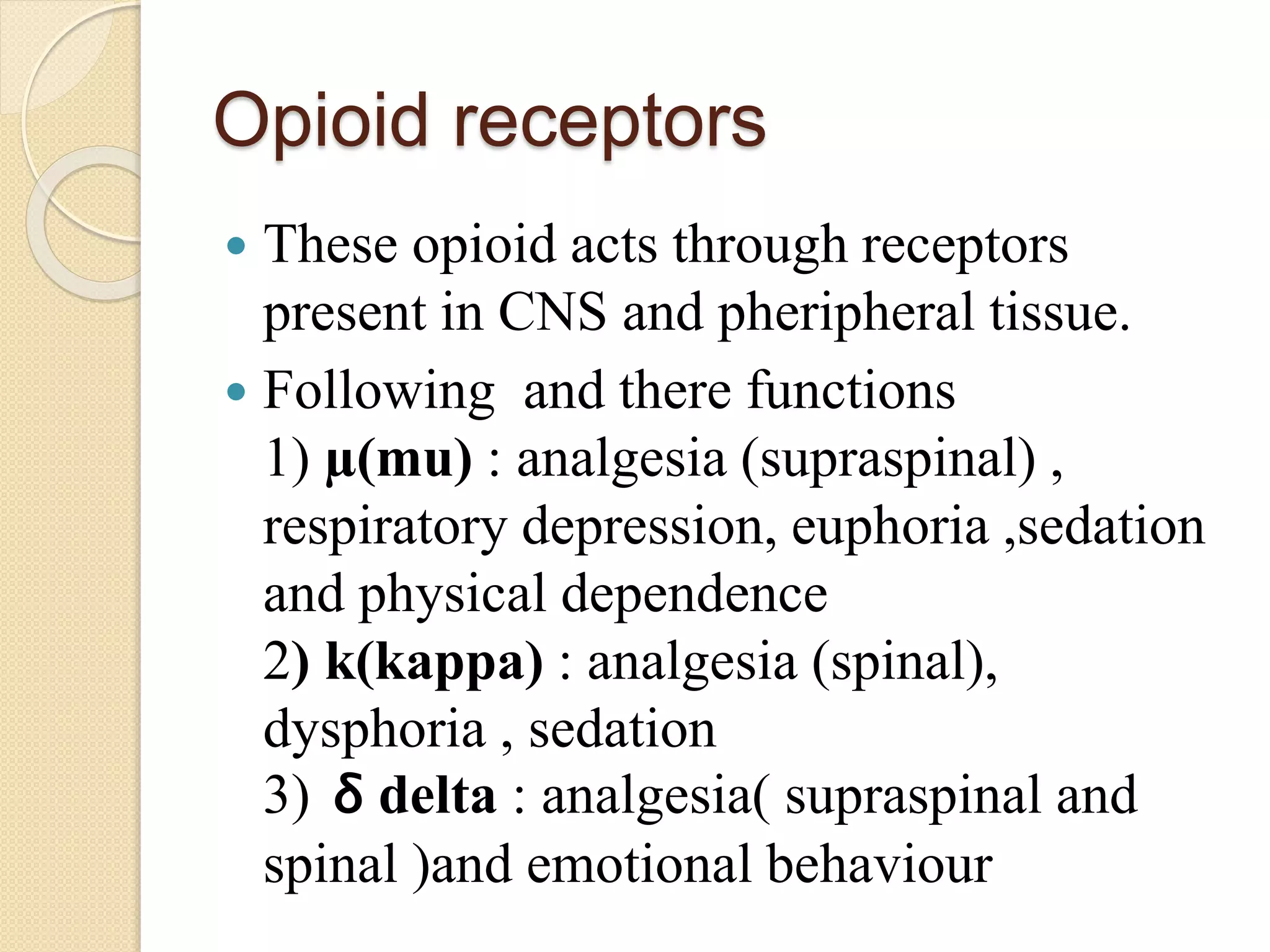 Opioid analgesic.pptx by dr.nadira sultana | PPTX