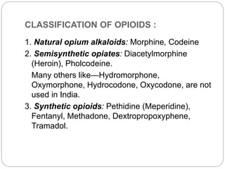 Opioid analgesics as | PPT