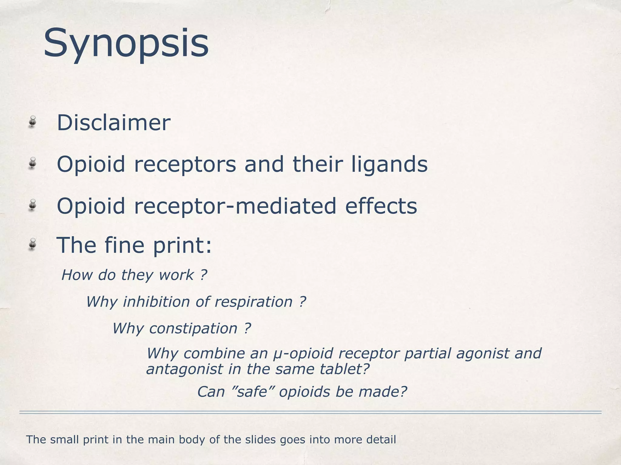 Opioid analgesics- an introduction | PPTX