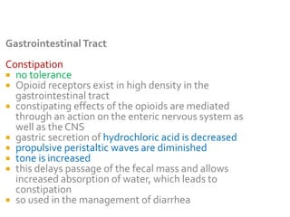 Opioid analgesics nursing | PPTX
