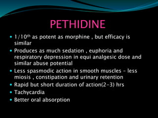 Opioid analgesics ppt (1) | PPTX