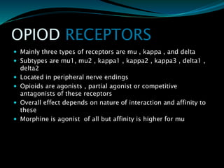 Opioid analgesics ppt (1) | PPT