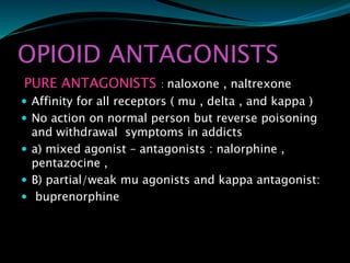 Opioid analgesics ppt (1) | PPT