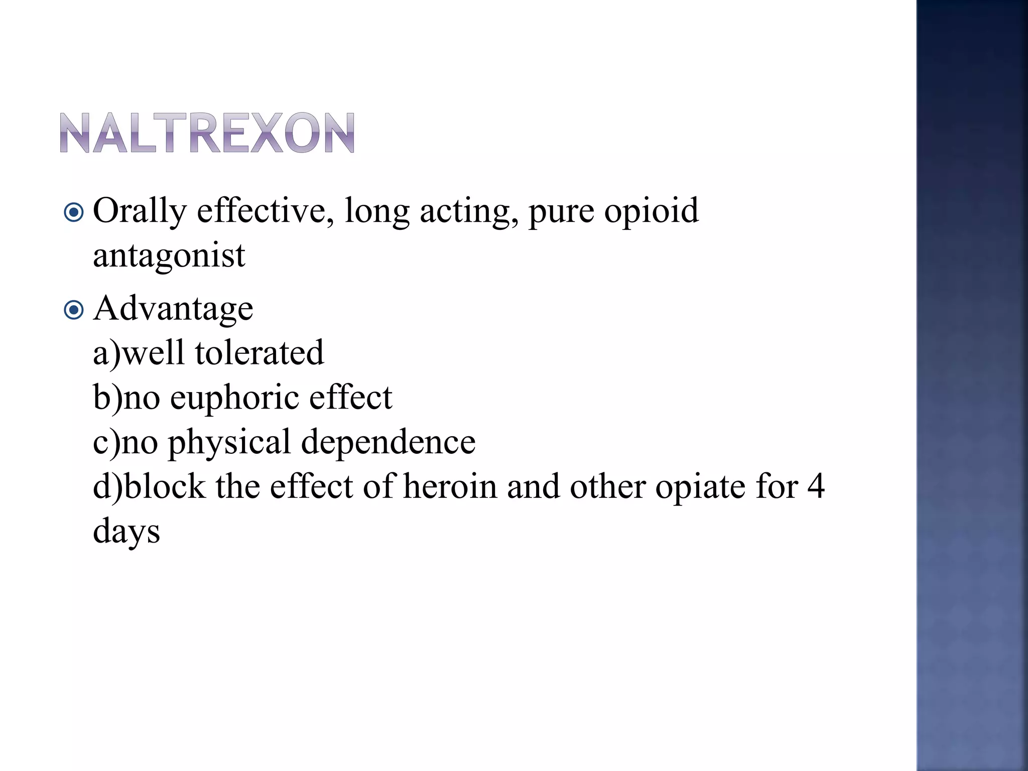 Opioid antogonist | PPT