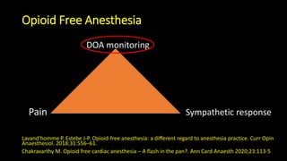 Opioid free anesthesia | PPTX