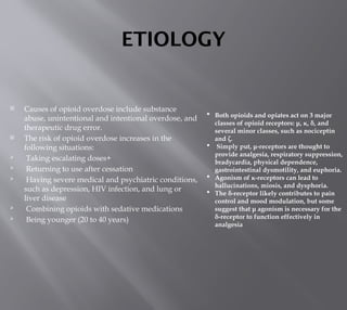 Opioid Overdose: Pathophysiology, Clinical Presentation, Diagnosis ...