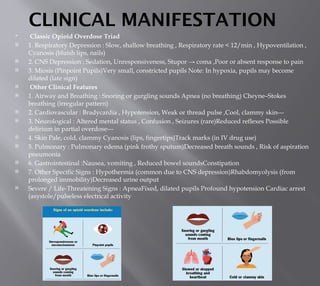 Opioid Overdose: Pathophysiology, Clinical Presentation, Diagnosis ...