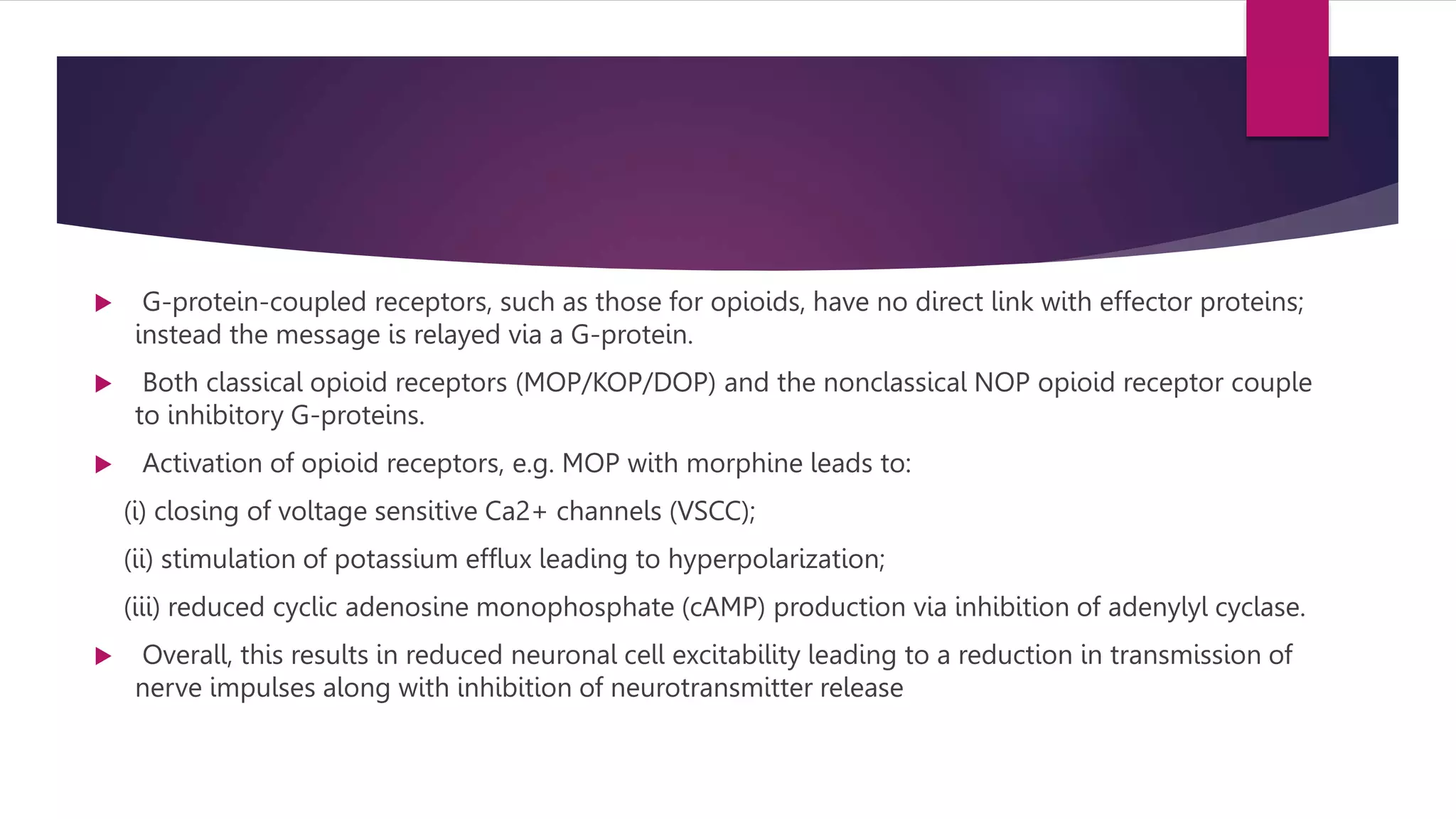 OPIOID PEPTIDES AND OPIOID RECEPTORS sachin-2.pptx